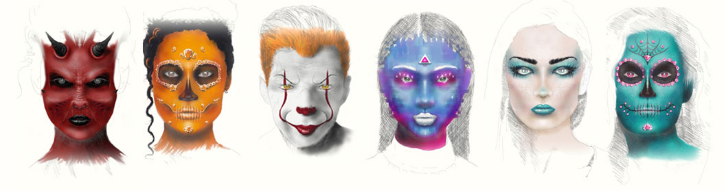 Glamzy - Makeup & Face Charts